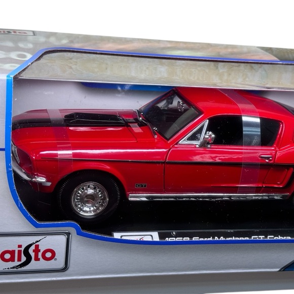 maisto | Toys | Red Ford Mustang Gt Cobra Toy Car | Poshmark